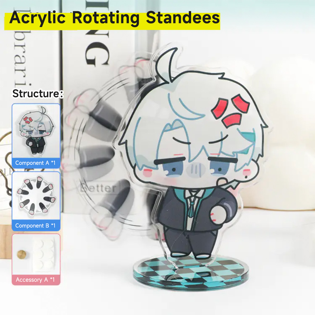 Custom Acrylic Rotating Standees