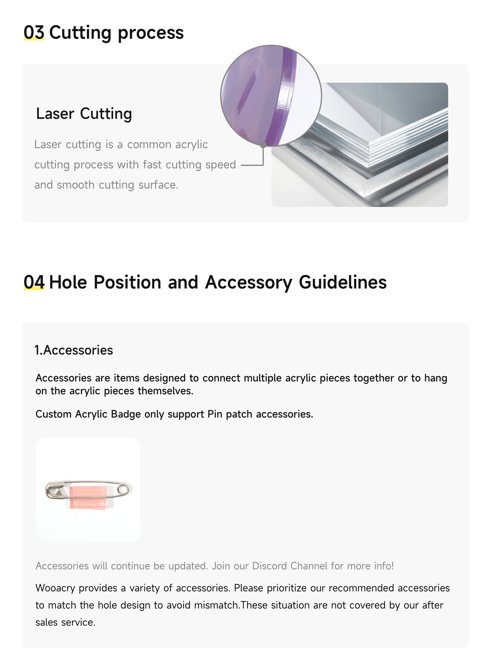 Custom Acrylic Badge